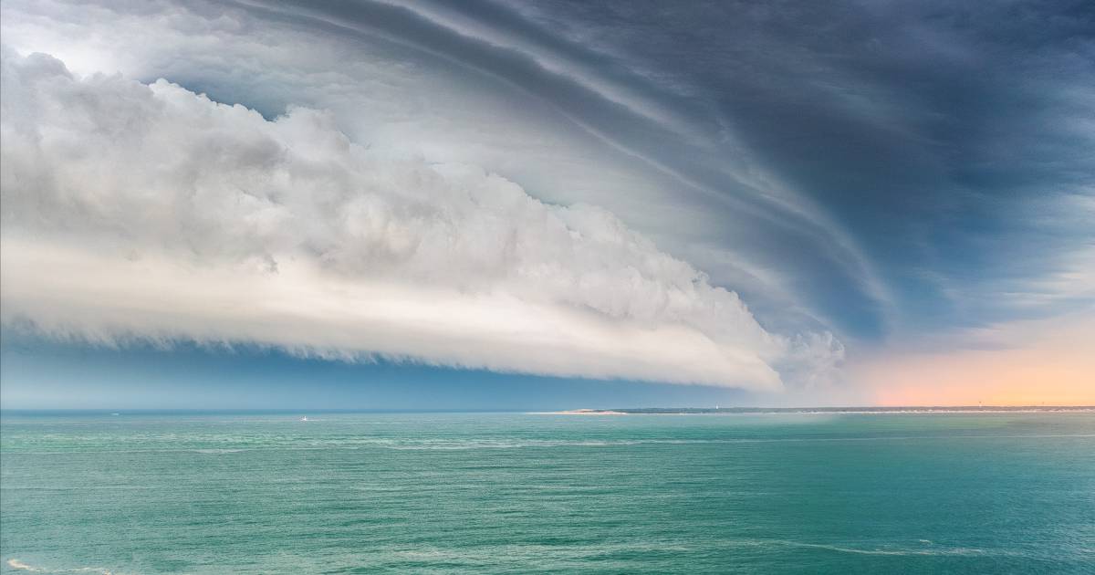 Tirage d'art : Arrivée du plus gros arcus du Bassin d'Arcachon - Photo ...